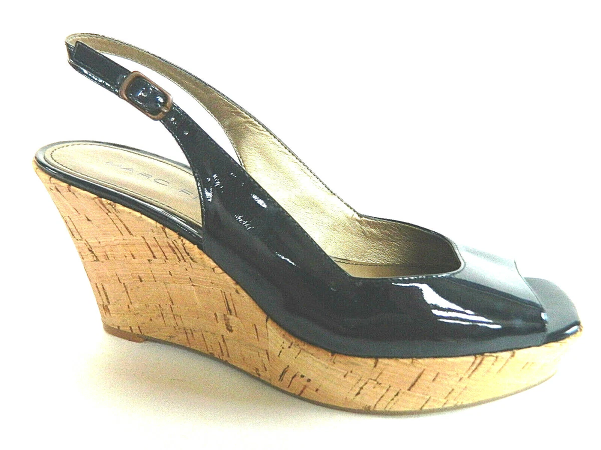 Olomm Women Slingback Sandals Buckle Strap Wedges High, 55% OFF