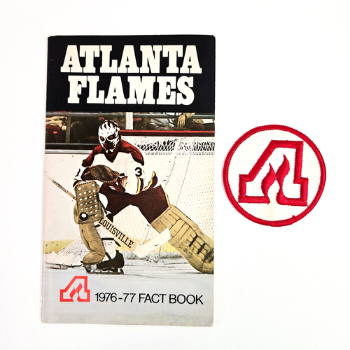 1976-1977 Atlanta Flames NHL Team Fact Book & Logo Patch | eBay