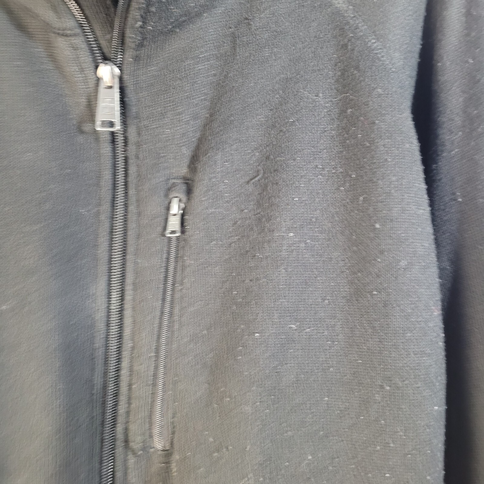 Swiss Tech Black Fleece Full Zip Up Jacket Size 3XL - Gem