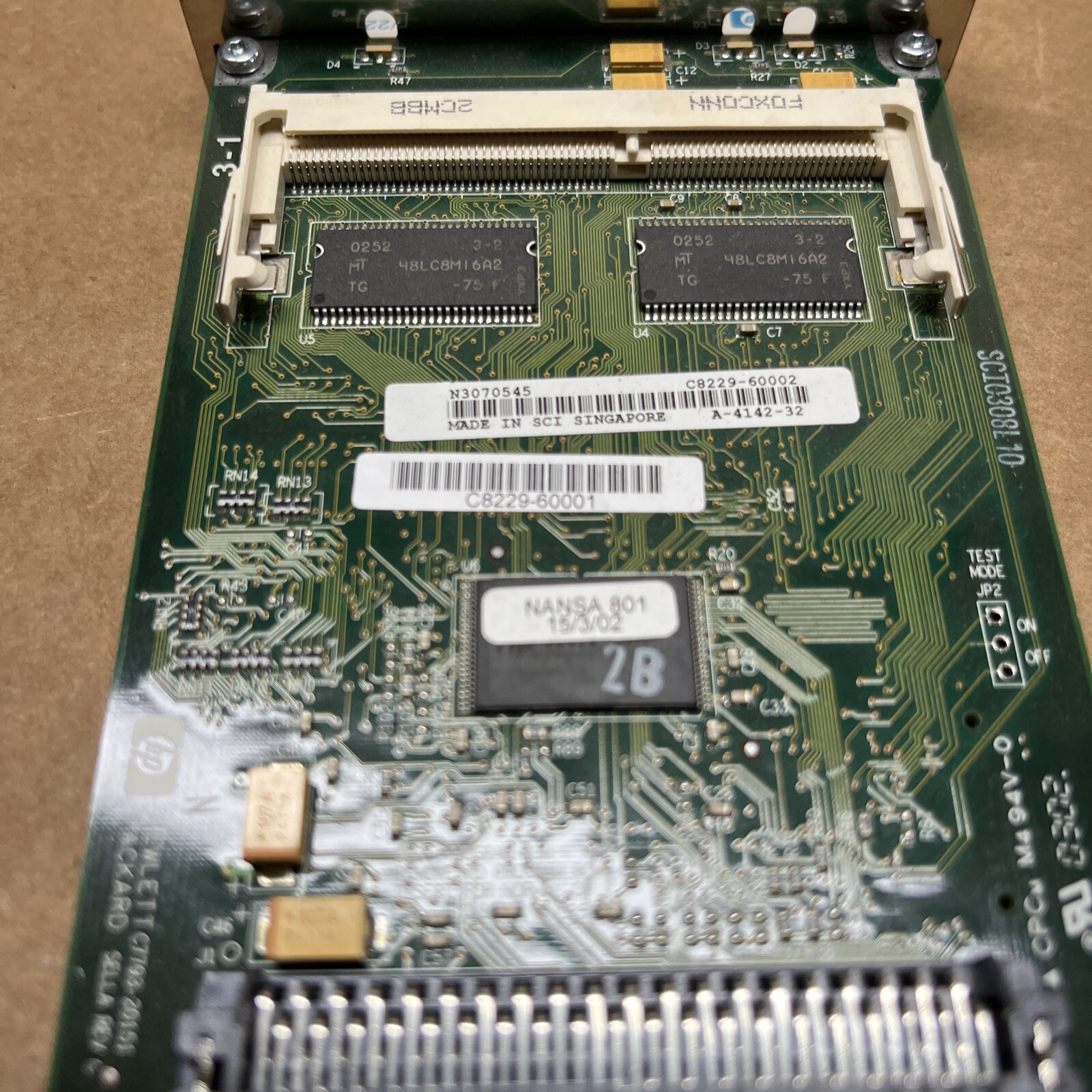 HP Business Inkjet 2600 PCL5C / PS3 Card C7793-20151 C8229-60002 C8229 ...