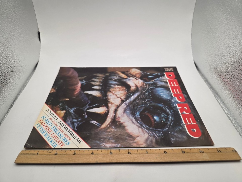 Deep Red Magazine DEC 1988 No. 5 Horror Film Cult FantaCo | eBay