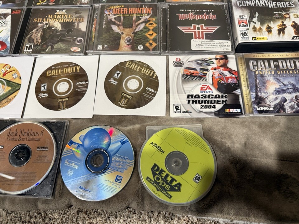 Huge Vintage PC Shooter Lot – Delta Force, COD, Ghost Recon Classics | eBay