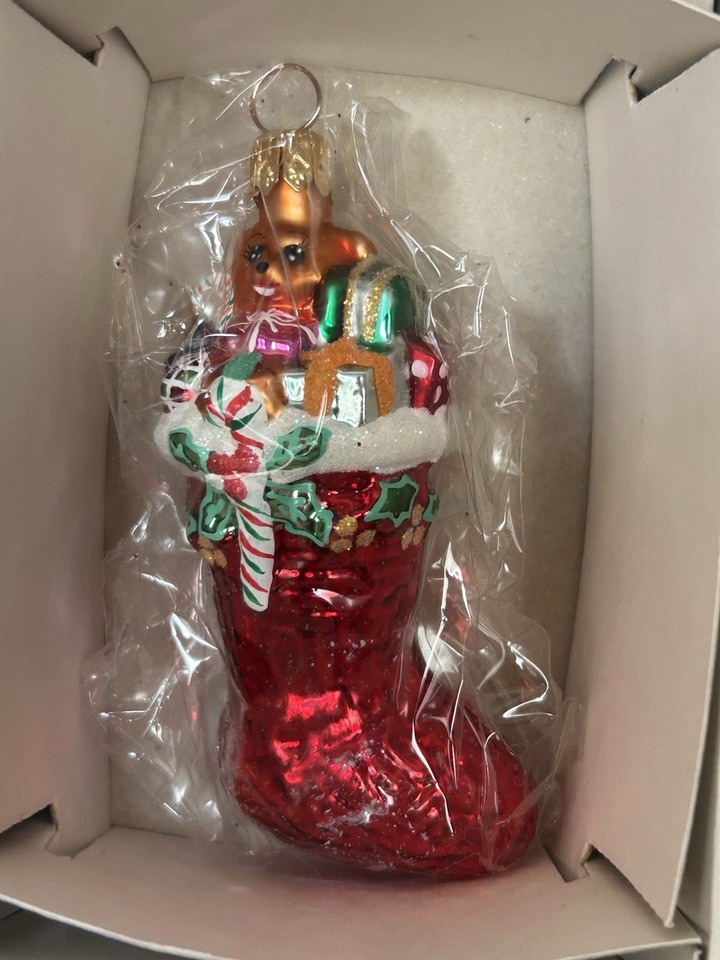 Lot Of 5 Christopher Radko Little Gems Collection Christmas Ornaments ...