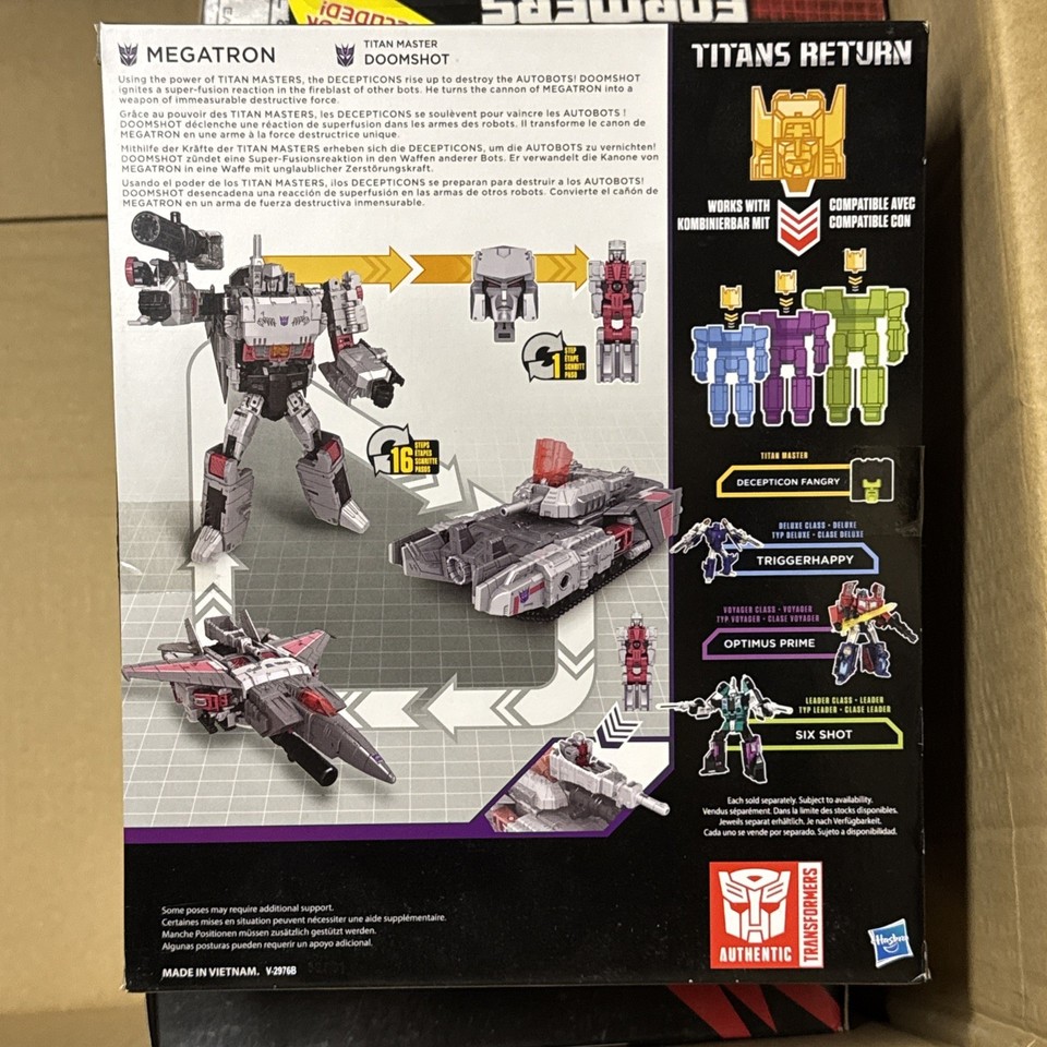 Transformers Titans Return Megatron & Doomshot Hasbro | eBay UK