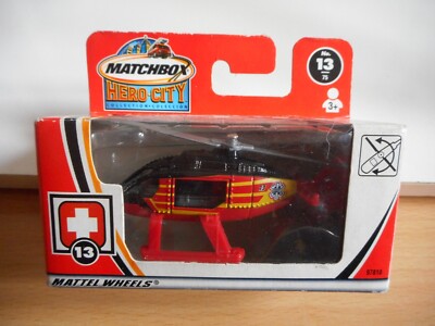 Matchbox Hospital Helicopter in schwarz/rot in Box | eBay.de