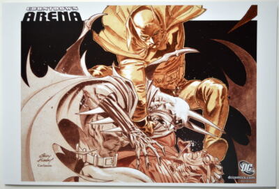 COUNTDOWN ARENA 1 COVER Print DC Batman vs Batman vs Batman Kubert | eBay