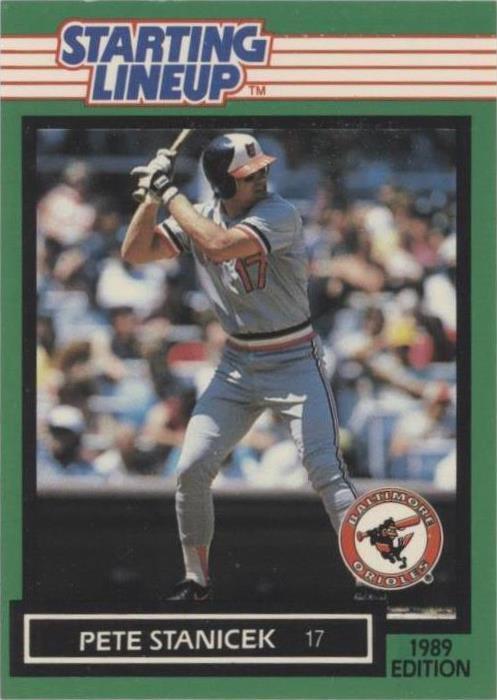 1989 Starting Lineup Cards - Pete Stanicek for sale online | eBay