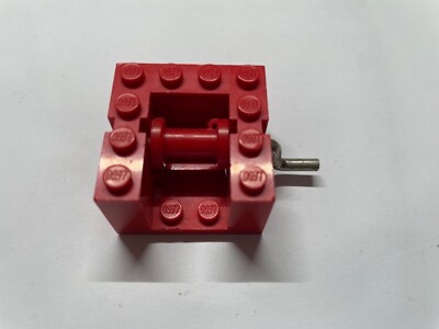 Lego 1 x red / rouge String Reel Winch w/Metal Handle (Red Drum) 360 ...