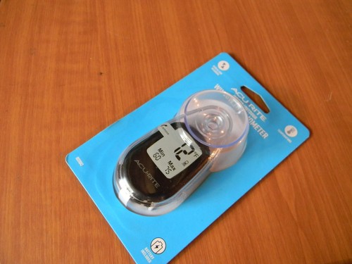 NEW!! Acu-Rite Window Thermometer Indoor/Outdoor - Battery Included | eBay