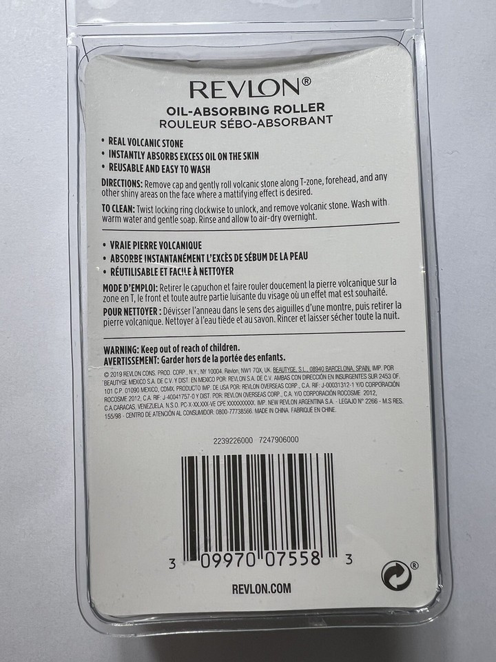 WOW! REVLON Oil Absorbing Roller Oil Control ON-THE-GO & FAST FREE SHIP ...