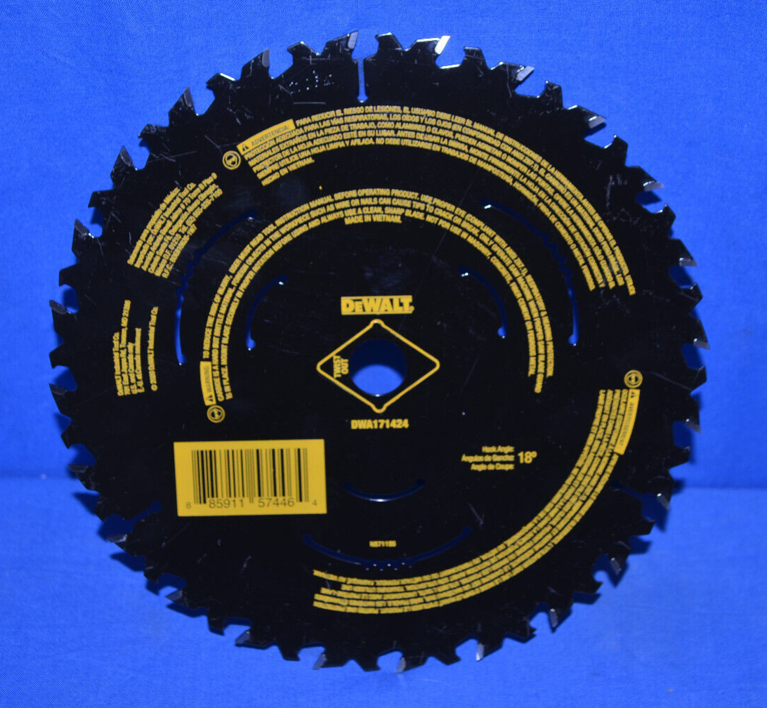 10 Pack - DeWalt 7-1/4 IN. 24T CIRCULAR SAW BLADE - DWA171424 for sale ...