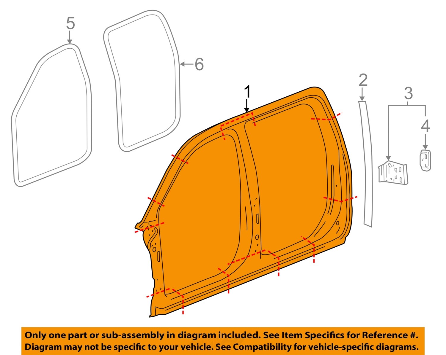 GM OEM-Uniside Assembly Right 23233004 | eBay