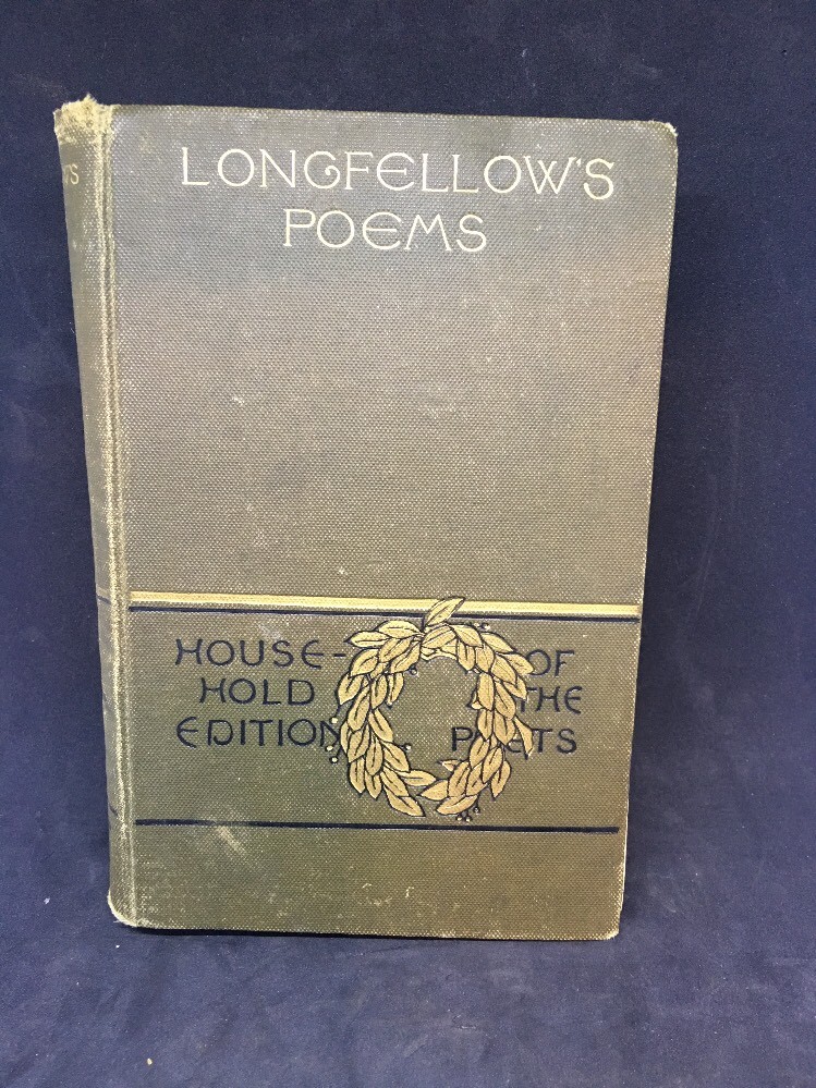 Longfellow's Poems-Household Edition of the Poets 1883 Free Shipping ...