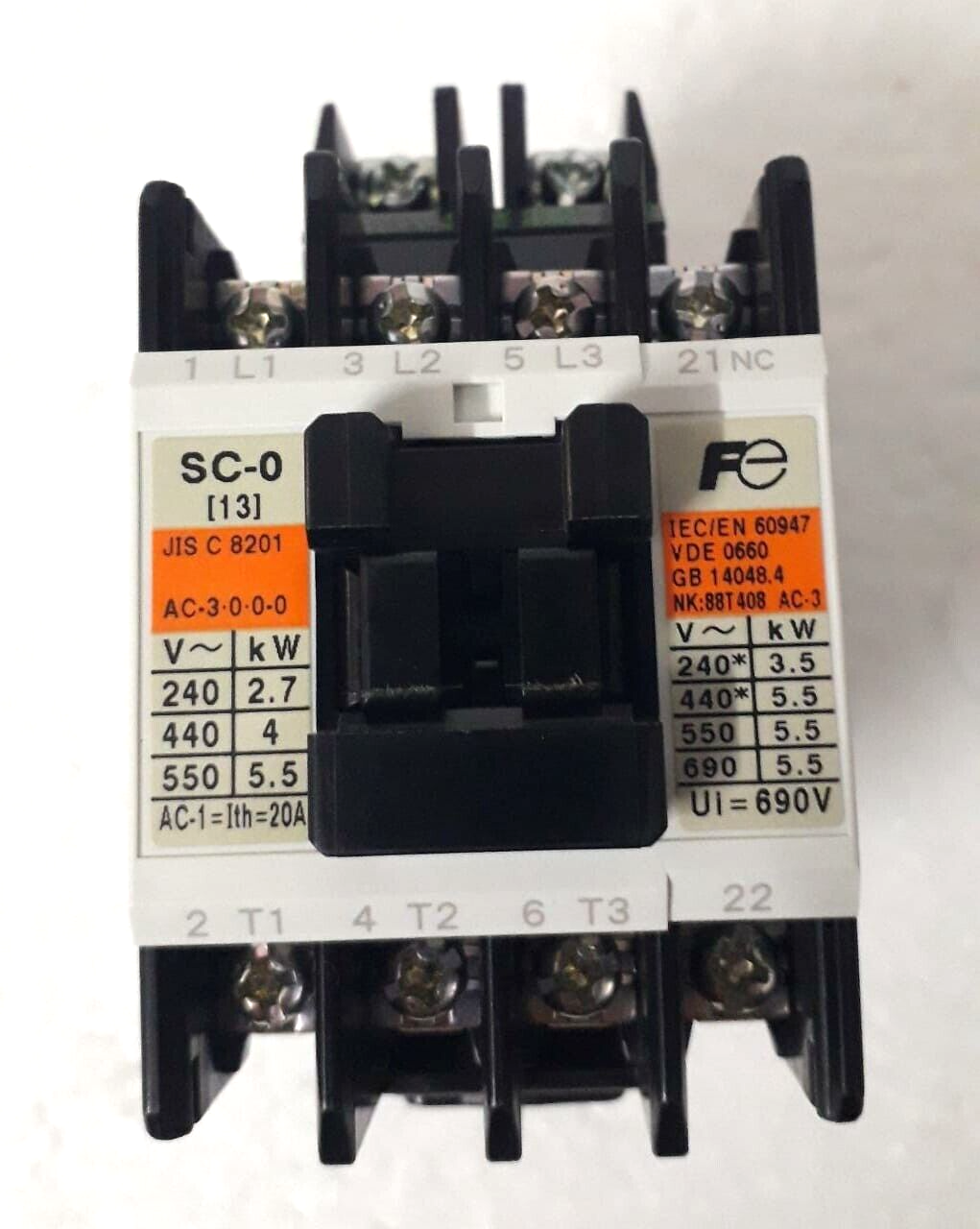 Fuji SC-0(13) Contactor 110/120V COIL New | eBay