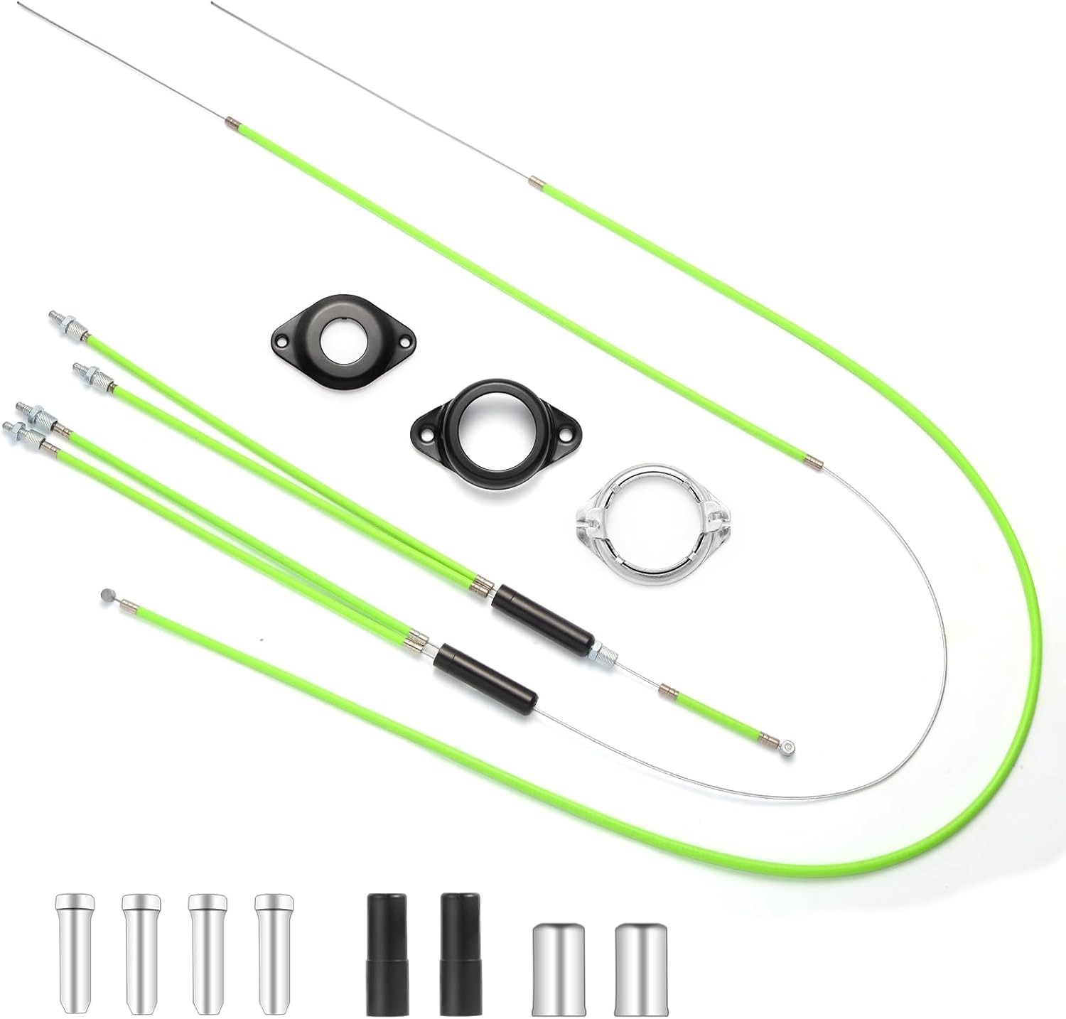 1 Set BMX Bike Gyro Brake Cables Front + Rear (Upper + Lower) with ...