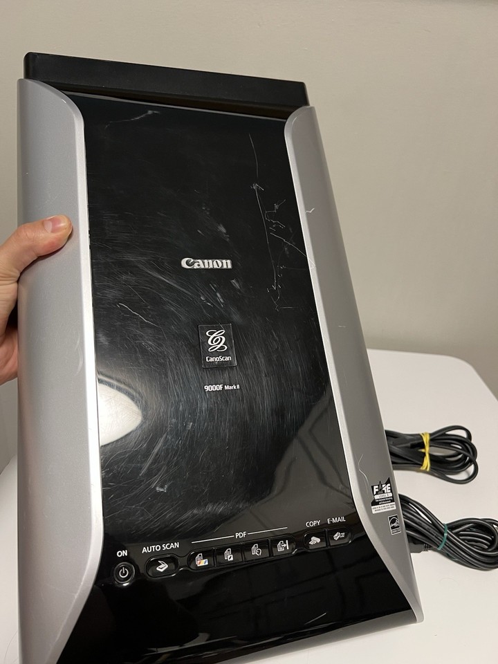 Canon CanoScan 9000F Mark II Flatbed Film & Document Scanner w/ Power ...