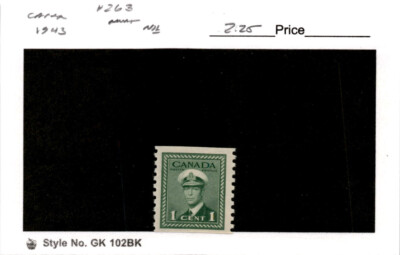Canada, Postage Stamp, #263 Mint NH, 1943 King George (AB) | eBay