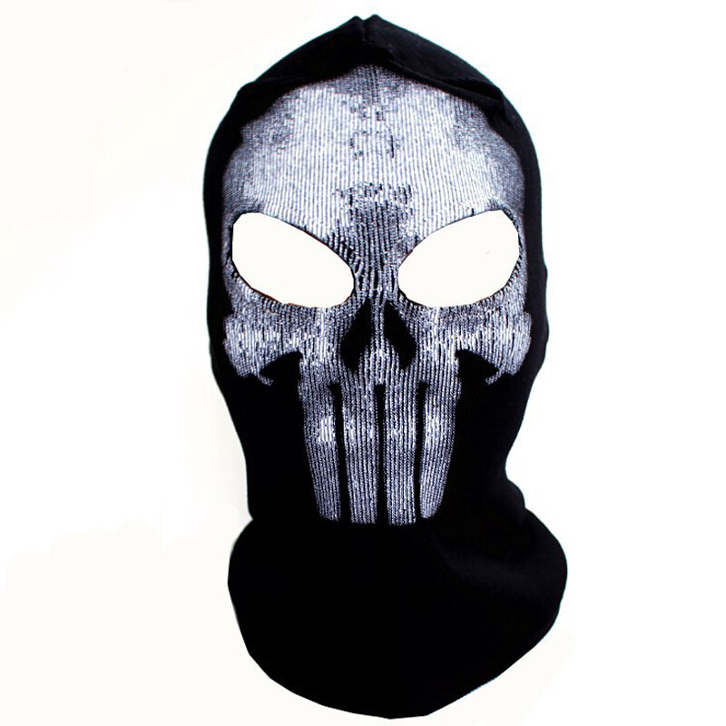 Hunting Balaclava Army Military SWAT Gear Ghost Print Face Mask ...