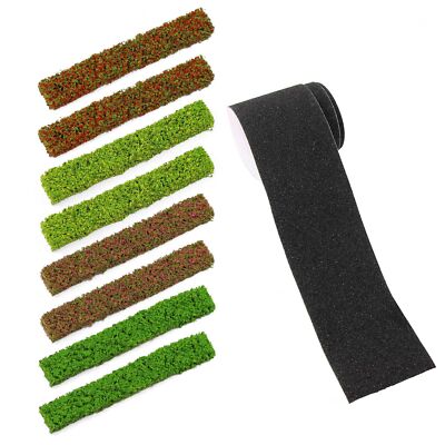 10cm Long Grass Strips W Asphalt Road Sticker for Roadside Layout ...