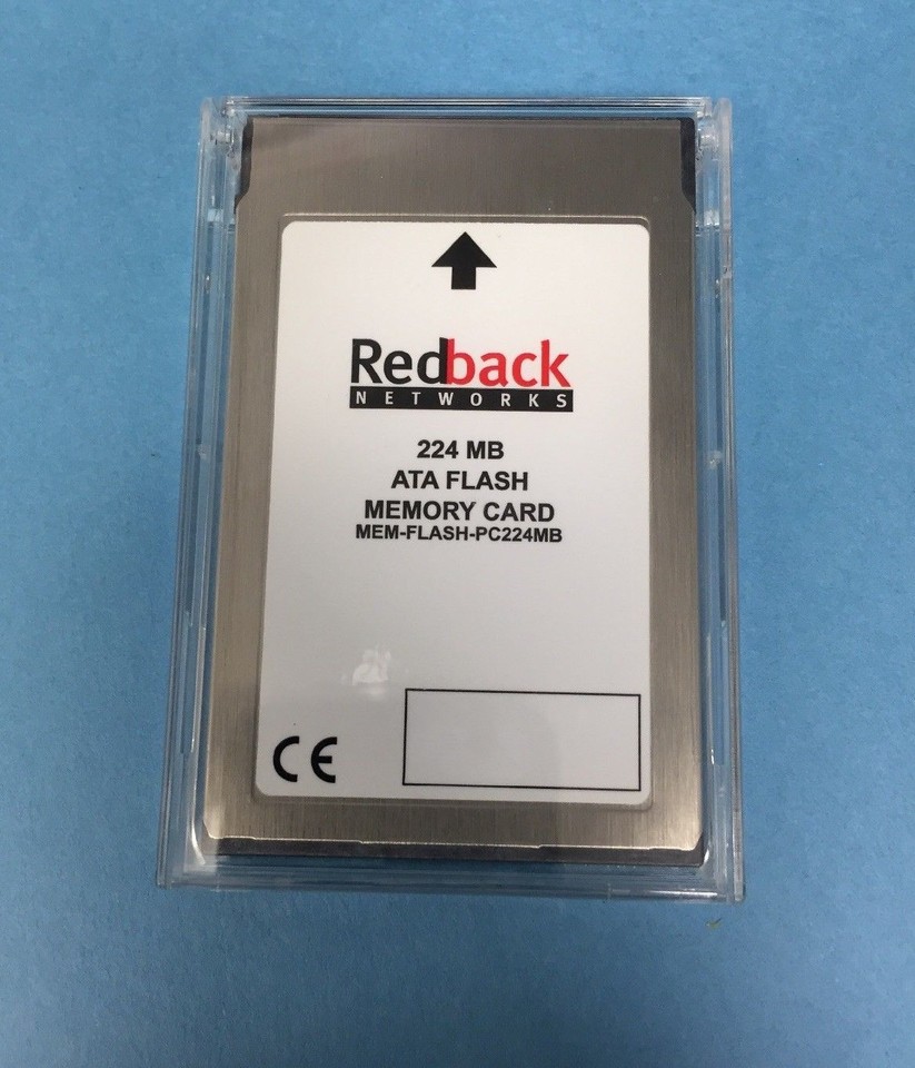 MEM-FLASH-PC224MB Redback 224MB ATA FLASH Memory Cards 905-0105 Type I ...