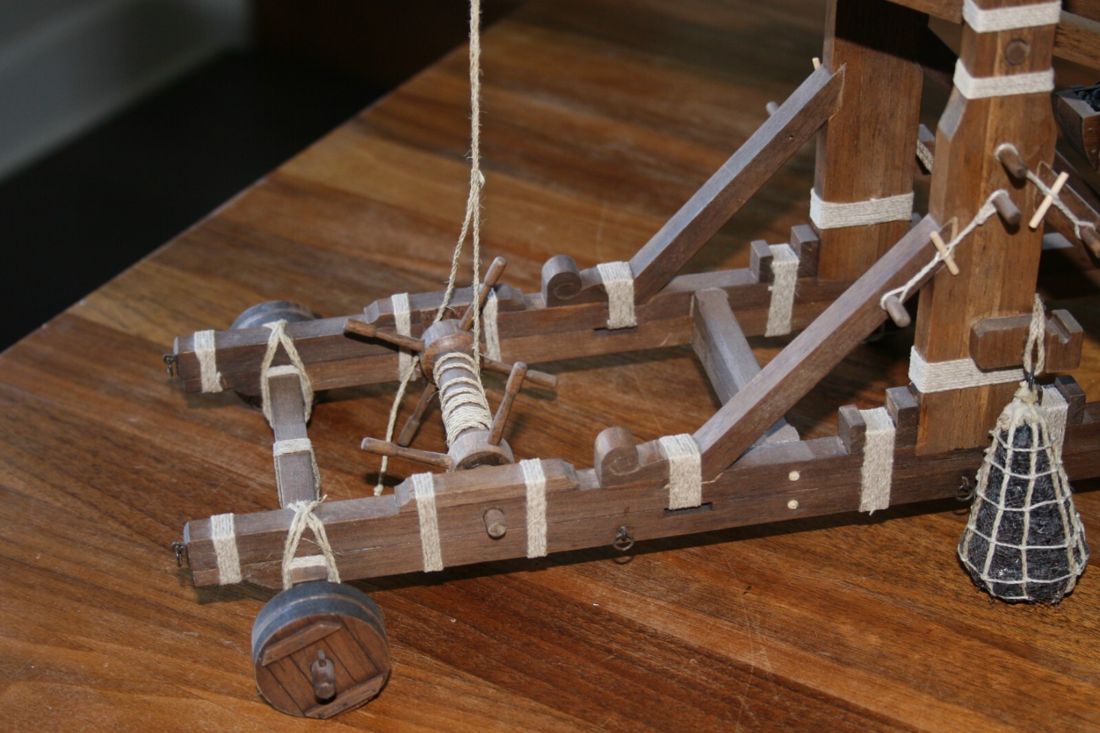 Medieval Trebuchet Wooden Model Handmade Working Model Incredible ...