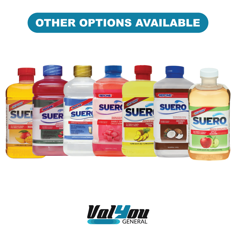 4x Bottles Suero Repone Horchata Flavor Electrolyte Solution With Zinc ...