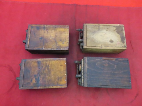 LOT OF 4 VTG ANTIQUE FORD MODEL T IGNITION COILS BUZZ BOX HOT SPARK HIT ...