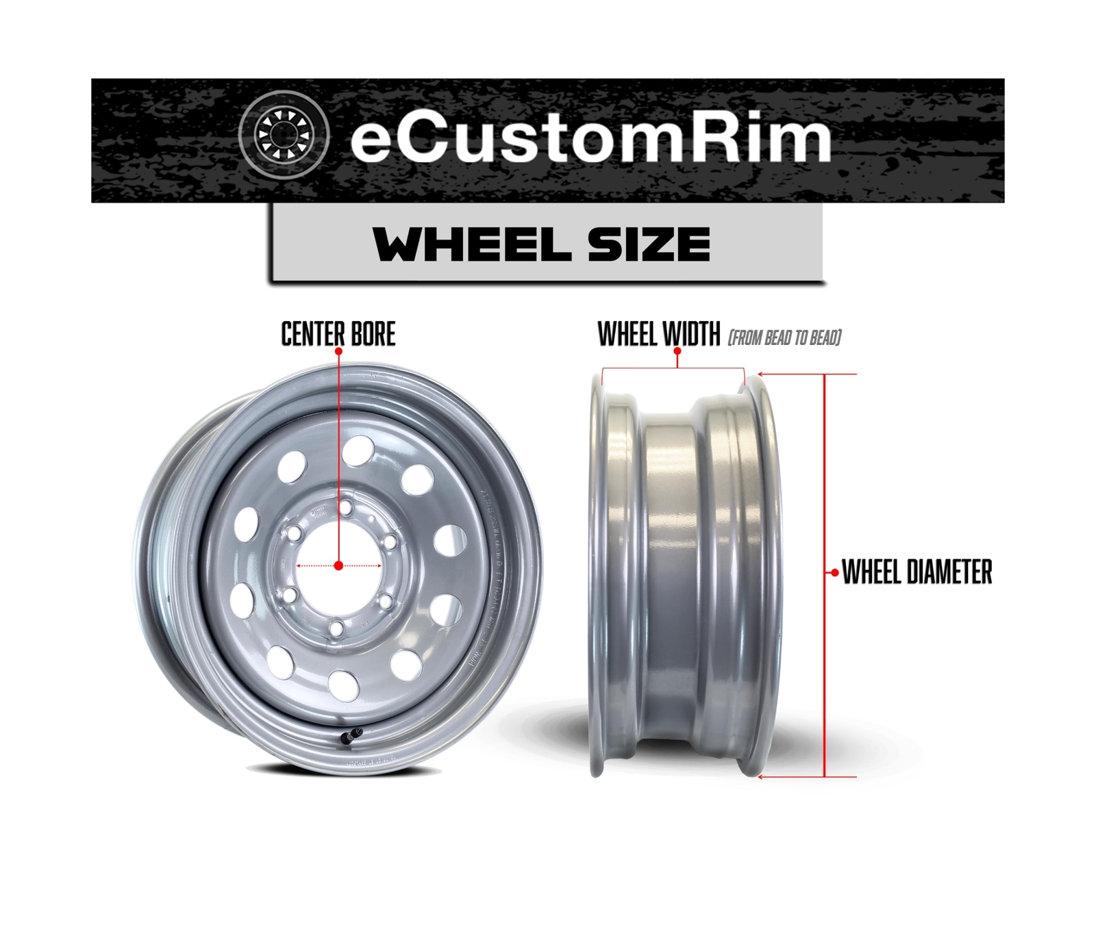 2-Pack Trailer Tire On Aluminum Rim 4.80-12 480-12 Load Range C 5 Lug ...