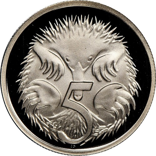 1995 5 cent proof coin FIVE CENT ECHIDNA | eBay