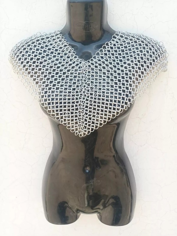Chainmail | Halter Style Bra TOP, Girl Clothing Bra Chainmail | eBay