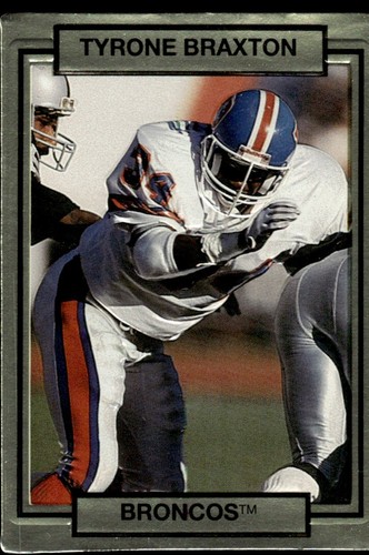 1990 Action Packed Tyrone Braxton Denver Broncos #62 | eBay