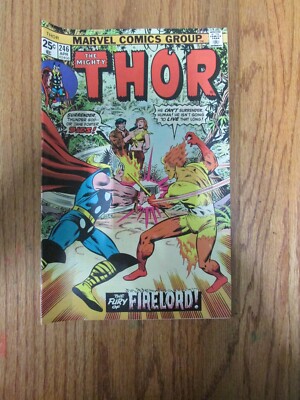 COMIC BOOK - MARVEL COMICS - THE MIGHT THOR NO 246 APR 1976 | eBay