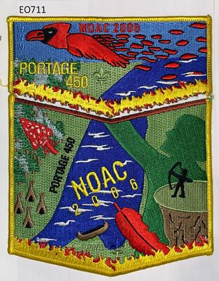 Boy Scout OA Flap Set Portage Lodge 450 2006 NOAC | eBay