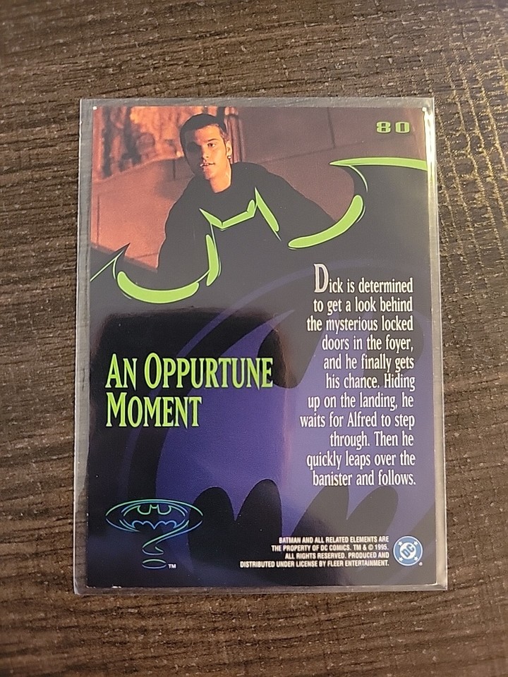 An Opportune Moment #80 DC Batman Card 1995 Fleer | eBay