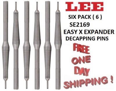 SE2169 LEE EASY X EXPANDER Decapping Pins for .308 Winchester 6-PACK ...