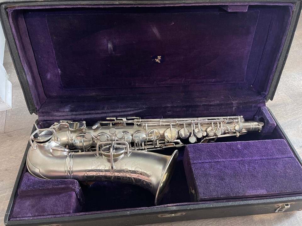 1924 C.G. Conn Alto Saxophone - Silver, Completely Restored SN# 133506 ...