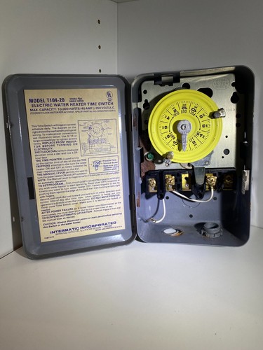 The Little Gray Box Automatic Electric Water Heater Timer Switch T104 ...