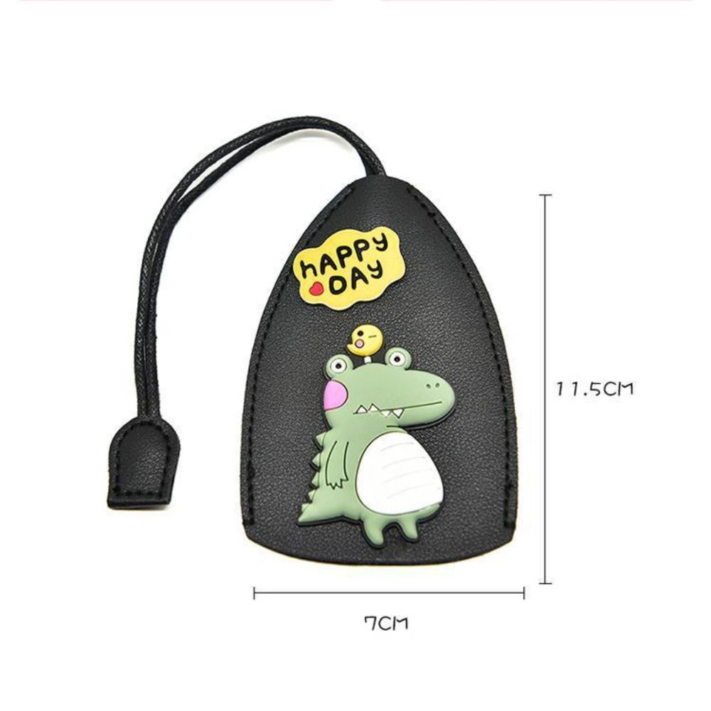 Easy Slip PU Leather Large Capacity Pull Out Car Key Case Pull Out Key ...