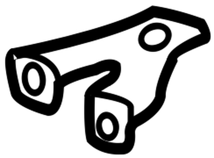 52144-48010 Toyota Stay, front bumper, center 5214448010, New Genuine ...