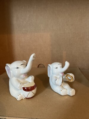 Vintage Anthropomorphic Elephants Musical Instruments | eBay
