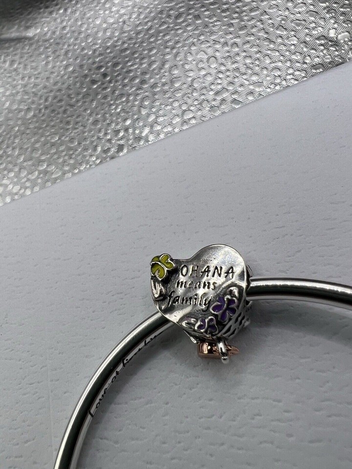 Pandora Disney Lilo & Stitch Charm and Bangle 16cm Bracelet | eBay UK