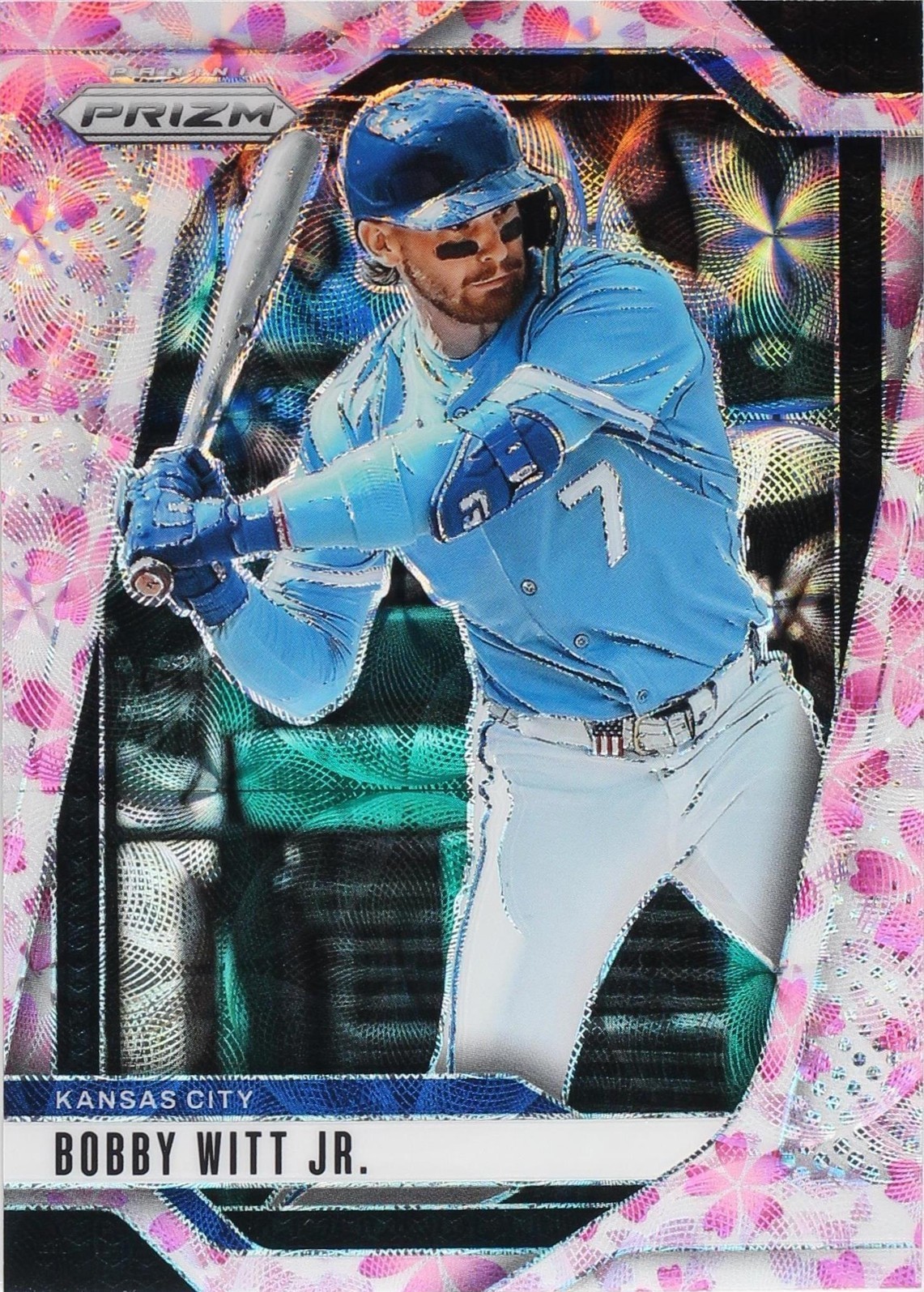 2025 Panini Prizm - Bobby Witt Jr., Bobby Witt Jr. #160 Cherry Blossom ...