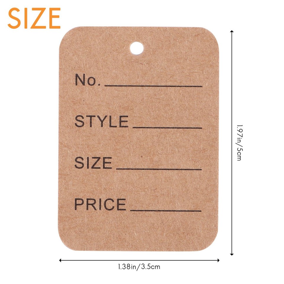 1000 Pieces Price Tags and Tag String, Clothing Tags for Clothing ...