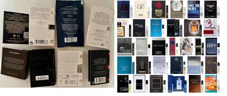 Cologne Fragrance Sampler Set Pack of 8 Sample Vials | eBay