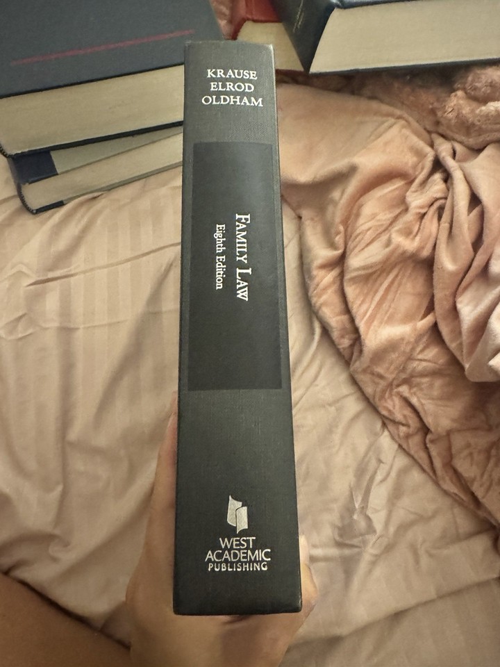 West Academic Publishing Family Law 8th Ed Krause Hardcover Casebook ...