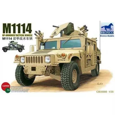 1/35 US Army M1114 Up-Armored Tactical Vehicle Humvee Model Kit | eBay UK