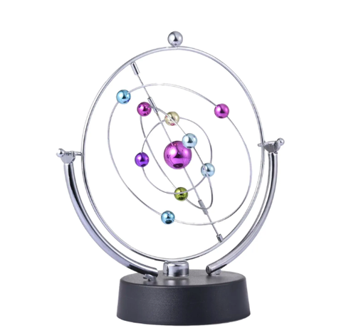 Kinetic Art Electronic Perpetual Motion Asteroid Desk Toy Home ...