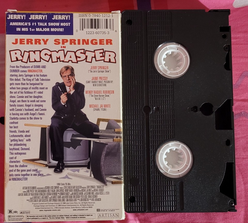 Ringmaster (VHS, 1999) - Jerry Springer 12236073536| eBay