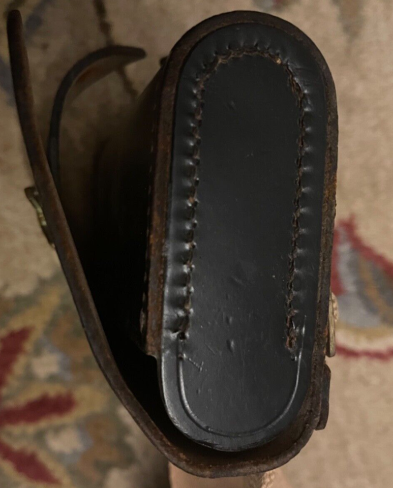 Reproduction Civil War Cartridge Box W/Crossed Swords | eBay