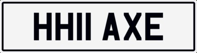 Hi👋 AXE TREE SURGEON HH H1 PRIVATE REGISTRATION CHERISHED NUMBER PLATE ...